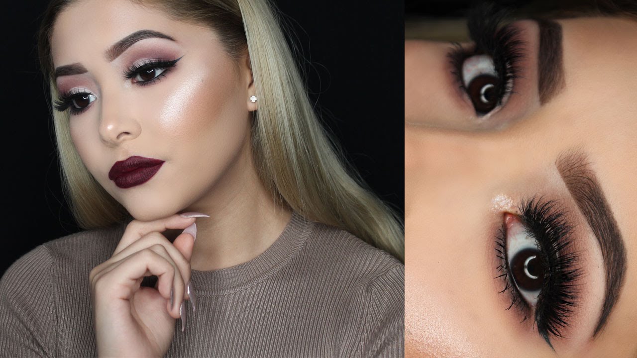 Vampy Fall Makeup Look + HUGE TOOFACED GIVEAWAY! - YouTube