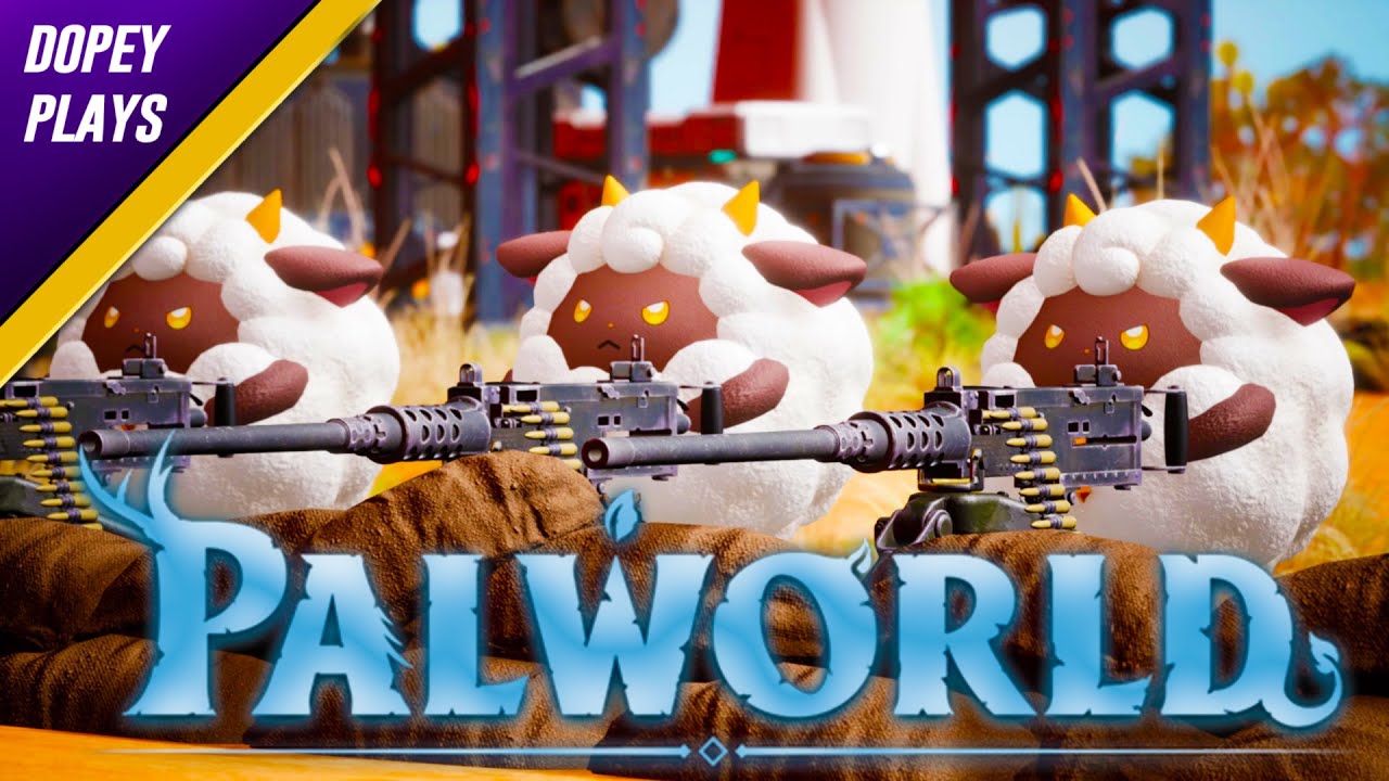 Lets play - Palworld - Open world survival crafting game - Dopey plays ...