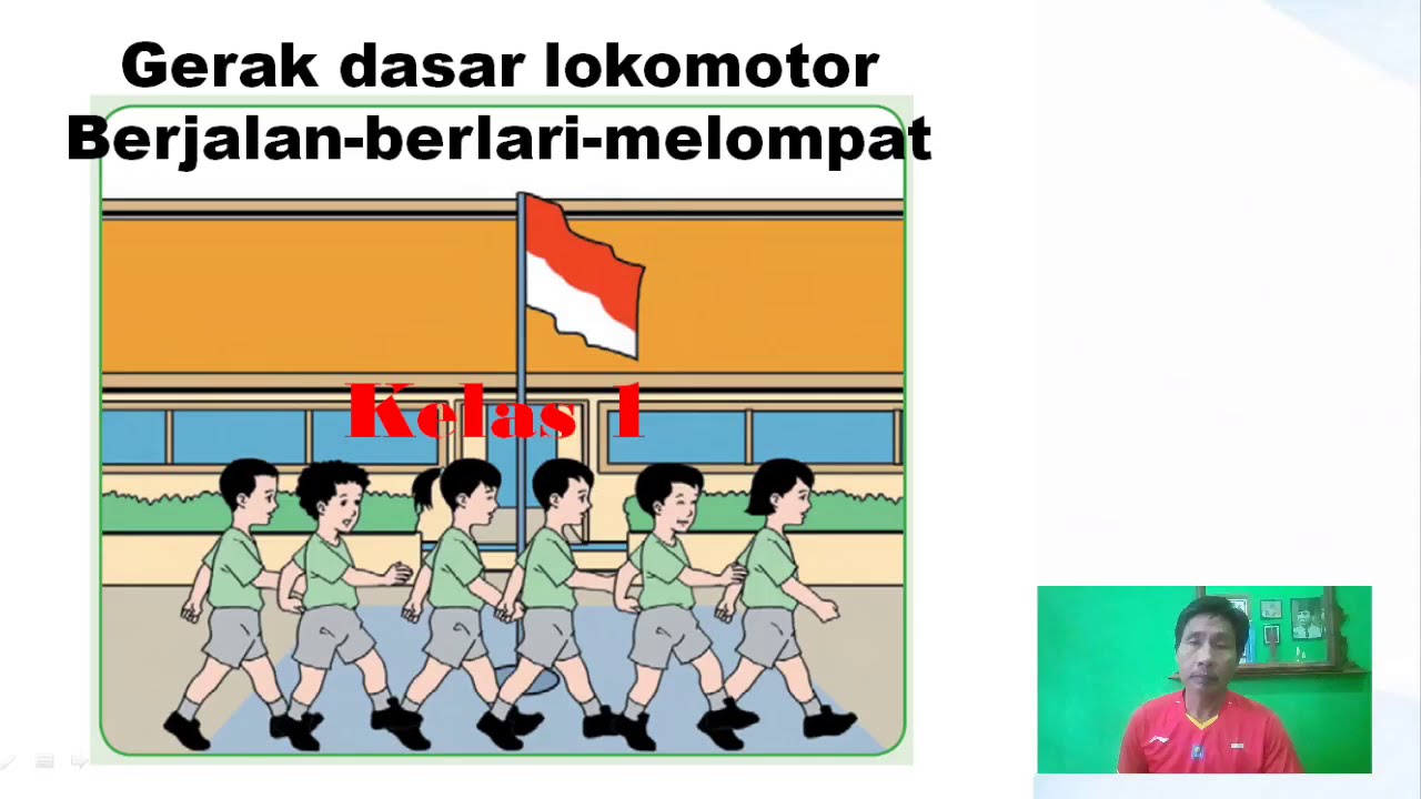 Gerak dasar lokomotor berjalan-berlari-melompat kelas 1 SD/MI - YouTube