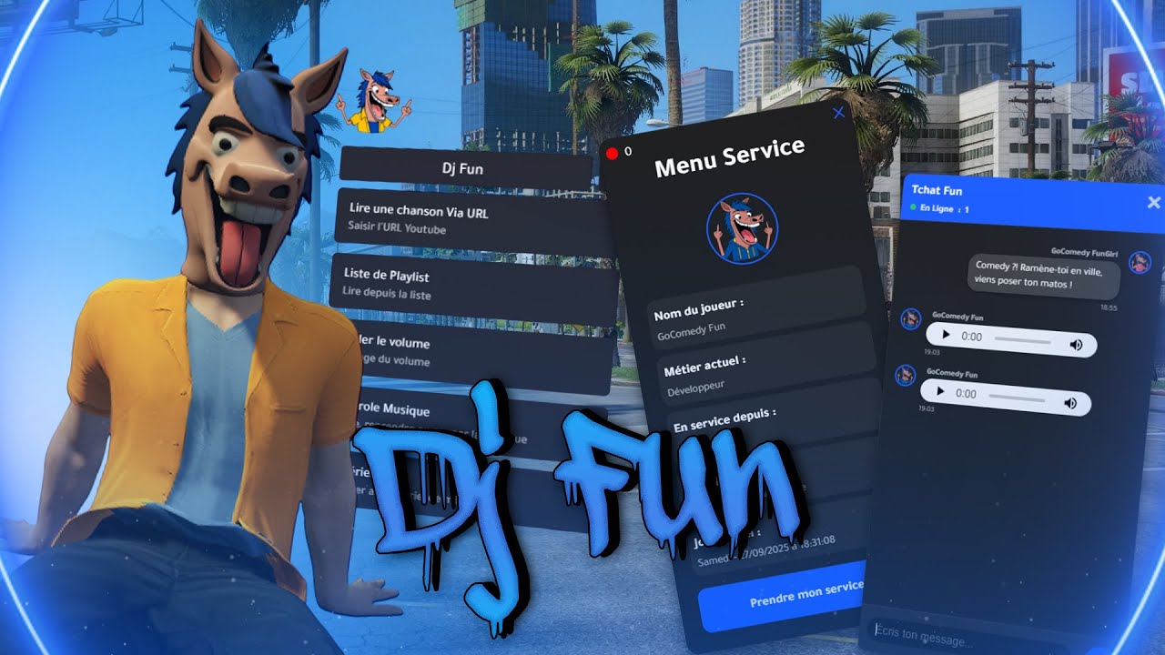 FiveM FREE Dj Fun SCRIPT - YouTube