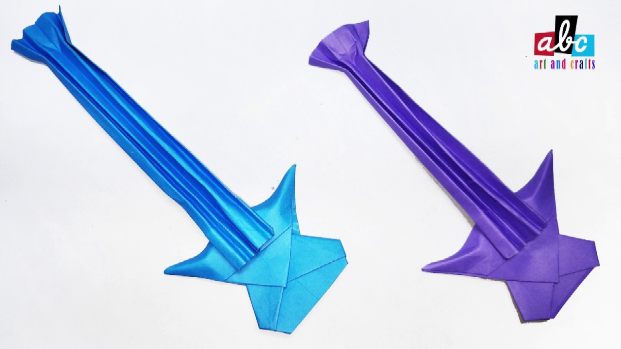 How to make origami paper Guiter? - YouTube