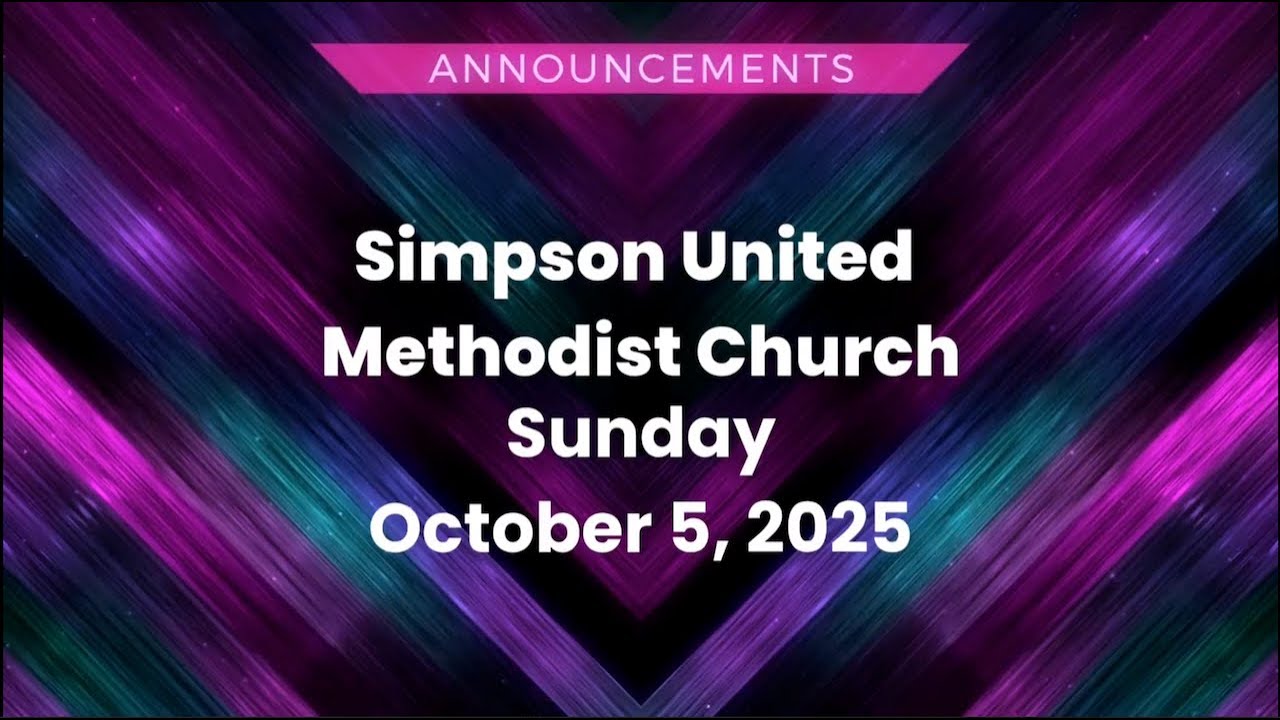 SUMC Announcements 10.5.25 - YouTube