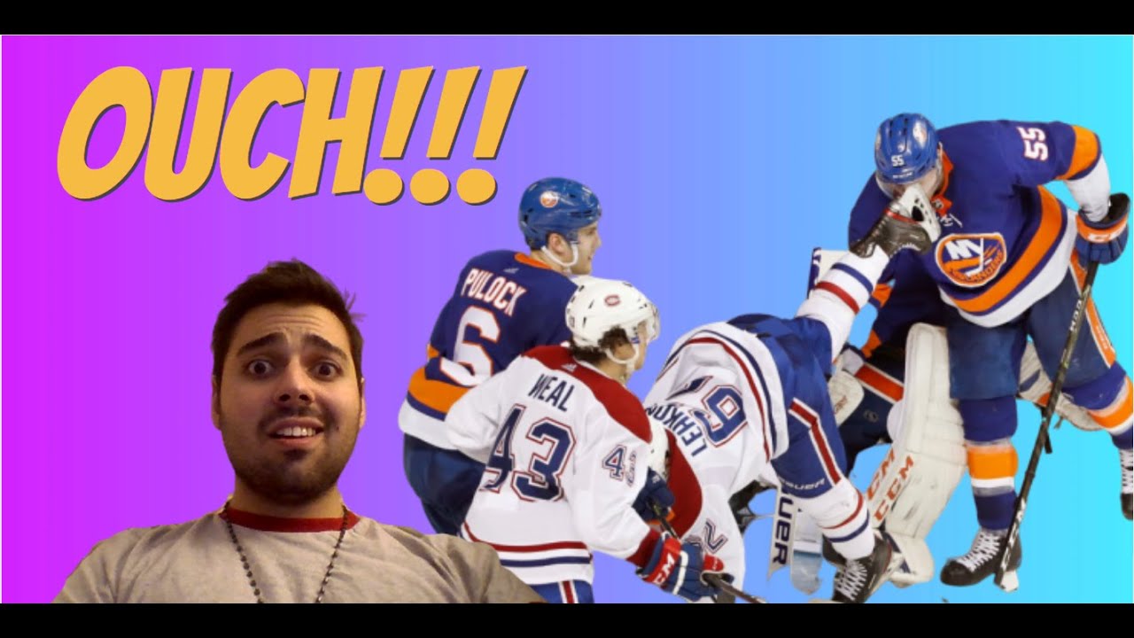 Johnny Boychuk's Gruesome Hockey Injury. Why I Think Hockey Players are ...