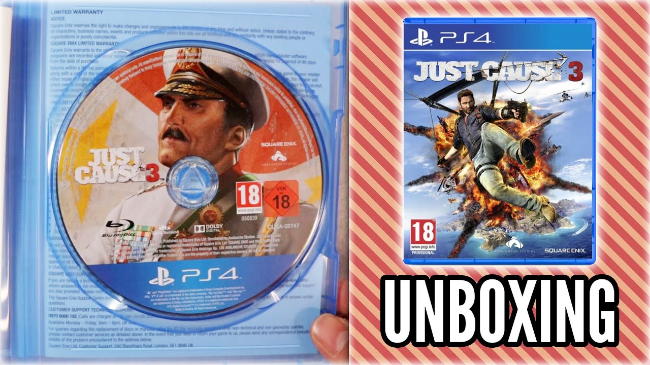 Just Cause 3 (PS4) - Unboxing - YouTube