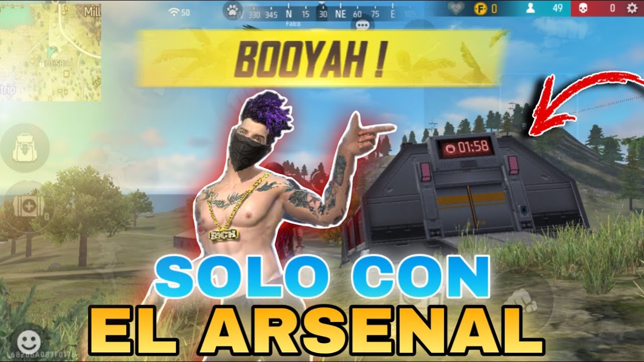 !INTENTANDO HACER EL RETO DE GANAR UNA PARTIDA SOLO CON LAS ARMAS QUE ...