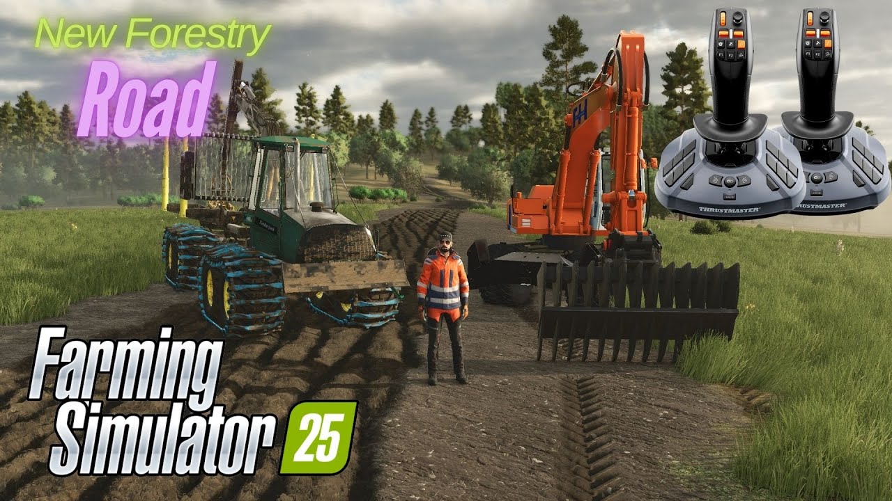 FS25 Building the Ultimate Forestry Road in Farming Simulator 25 | FS25 ...