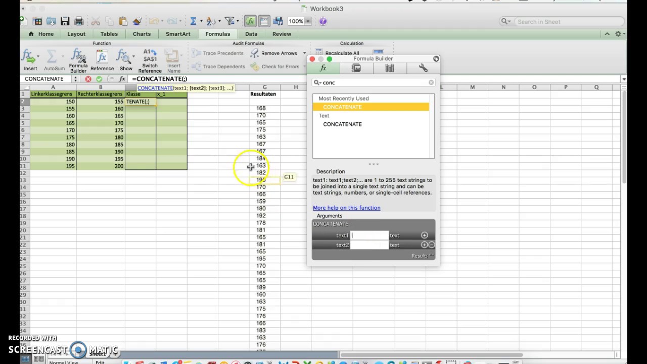 Klassen in excel maken - YouTube