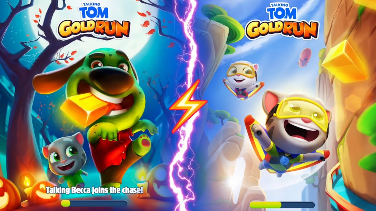 Talking Tom Gold Run New Update Restore the Planet vs Grow and Go - Eco ...