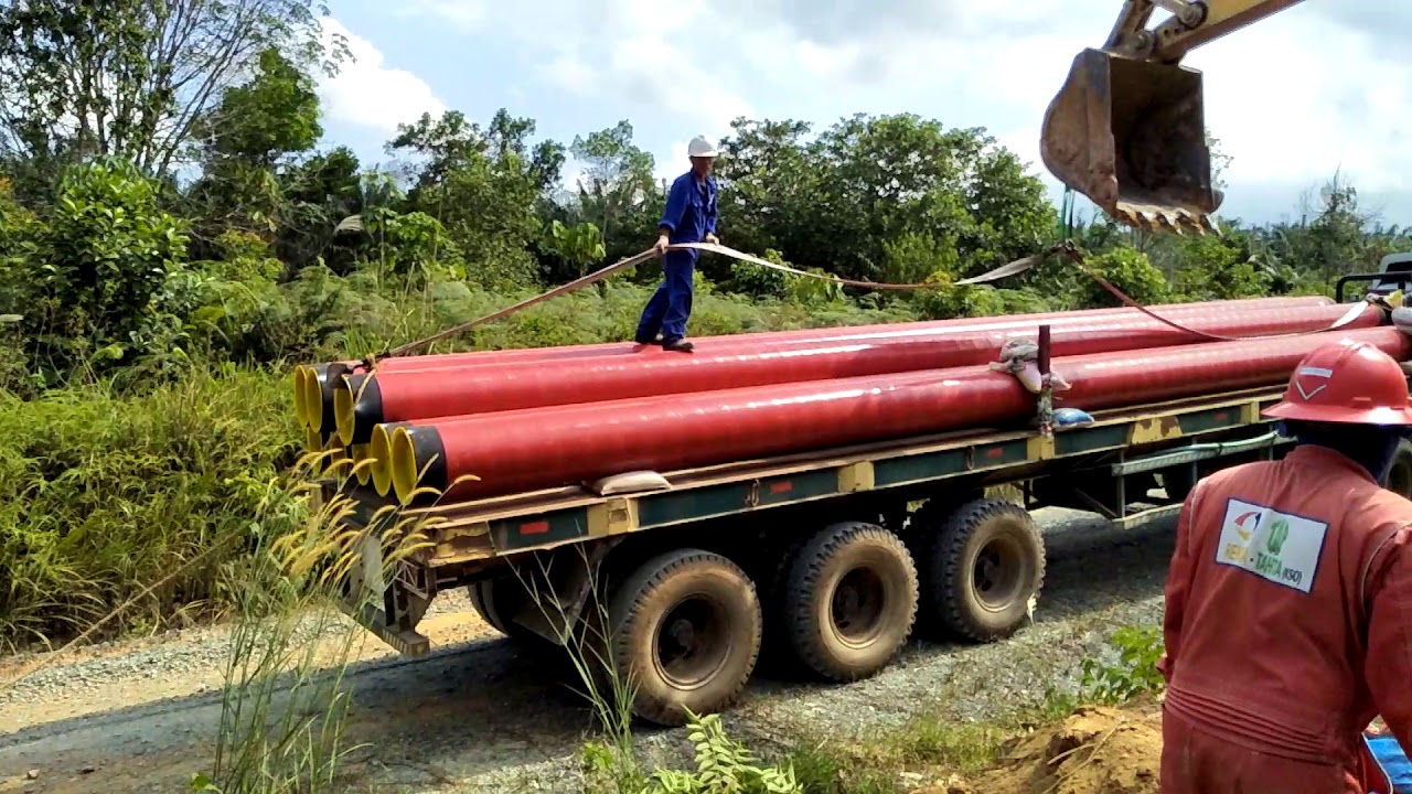 Stringing pipa 16" kaltimra project - YouTube