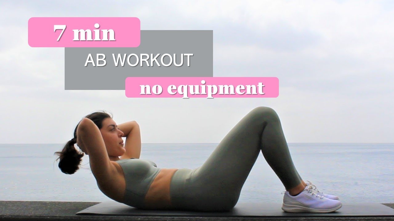 7 min Ab Workout - No Planks, No jumping - Beginner Friendly - YouTube