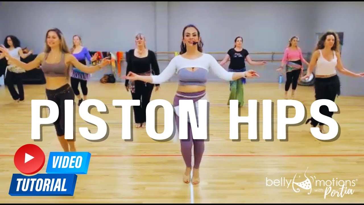 Belly Dance TUTORIAL: Piston Hips - Guide to Vertical Hip Drops 💃🏻 # ...