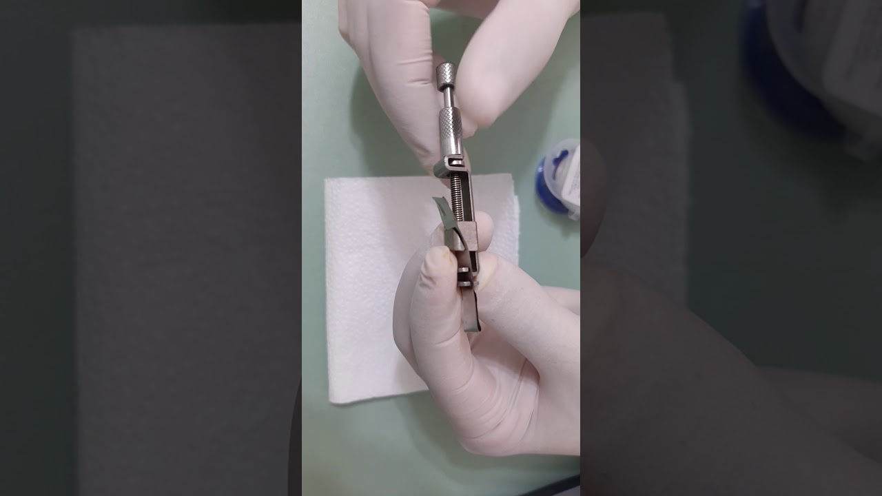 Como montar o Porta-Matriz? - Instrumentais Odontológicos - YouTube