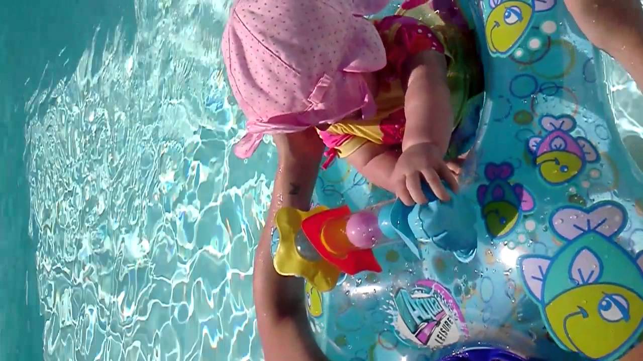 Caroline swimming on vacation 6/20/13 - YouTube