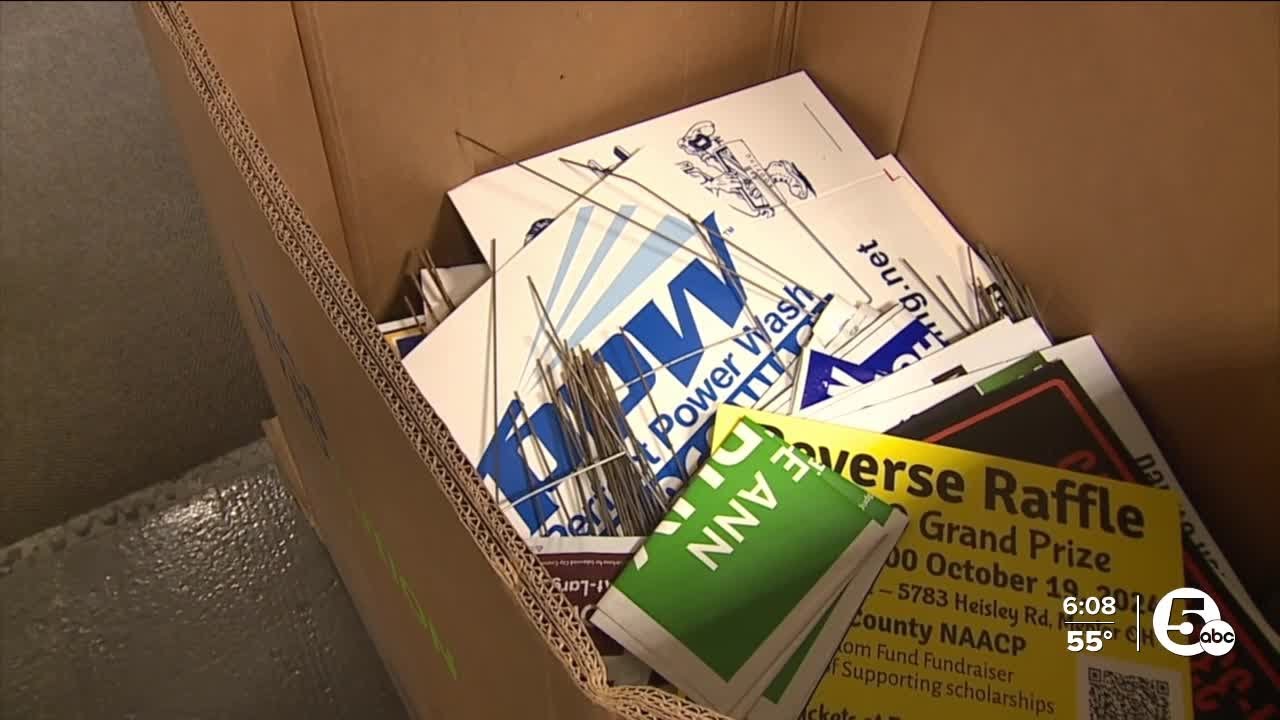 'Recycling is non-partisan': What to do with leftover campaign signs ...