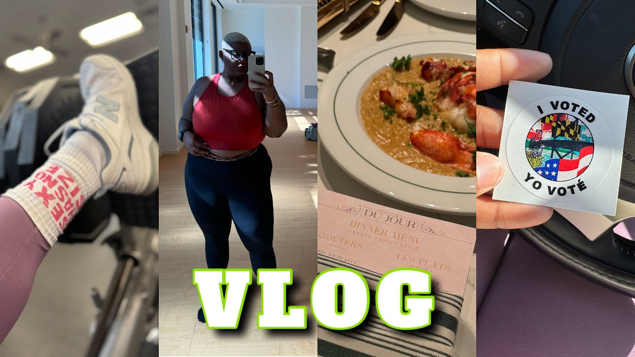 TURNING INTO A FOOD CHANNEL 👀 + DMV BLACK CREATOR DINNER + I VOTED ...