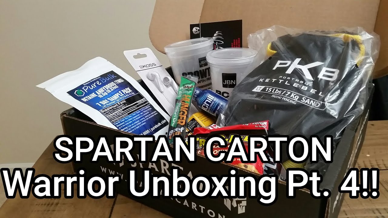 Spartan Carton Warrior Box Unboxing Pt. 4 - YouTube