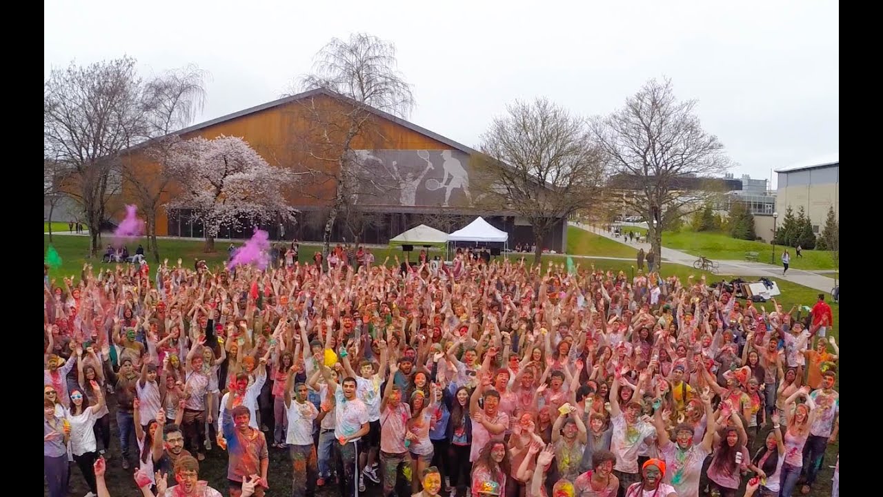 UBC Holi 2015- Aerial Drone Footage - YouTube
