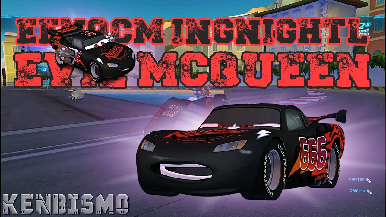 eenQcM ingnightL Evil McQueen Battle Race Harbor Sprint - Cars 2 The ...