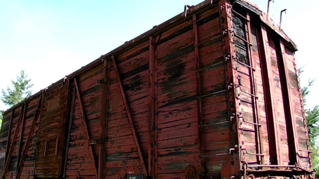Wooden Boxcar Filmed in Ladysmith Vancouver Island British Columbia ...