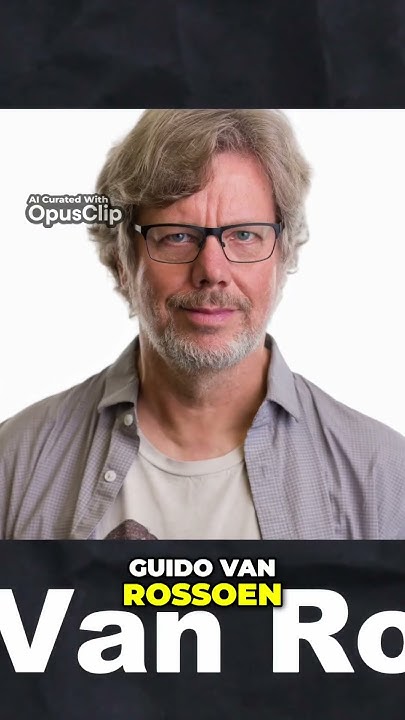 The history of PYTHON programming language - YouTube