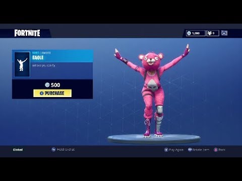 Cuddle Team Leader Does EAGLE EMOTE (Fortnite Battle Royale) - YouTube
