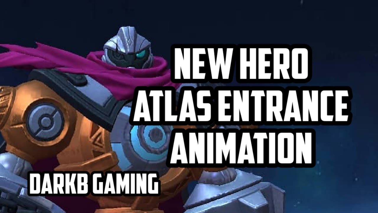 New Hero Atlas Entrance Animation | Mobile Legends - YouTube