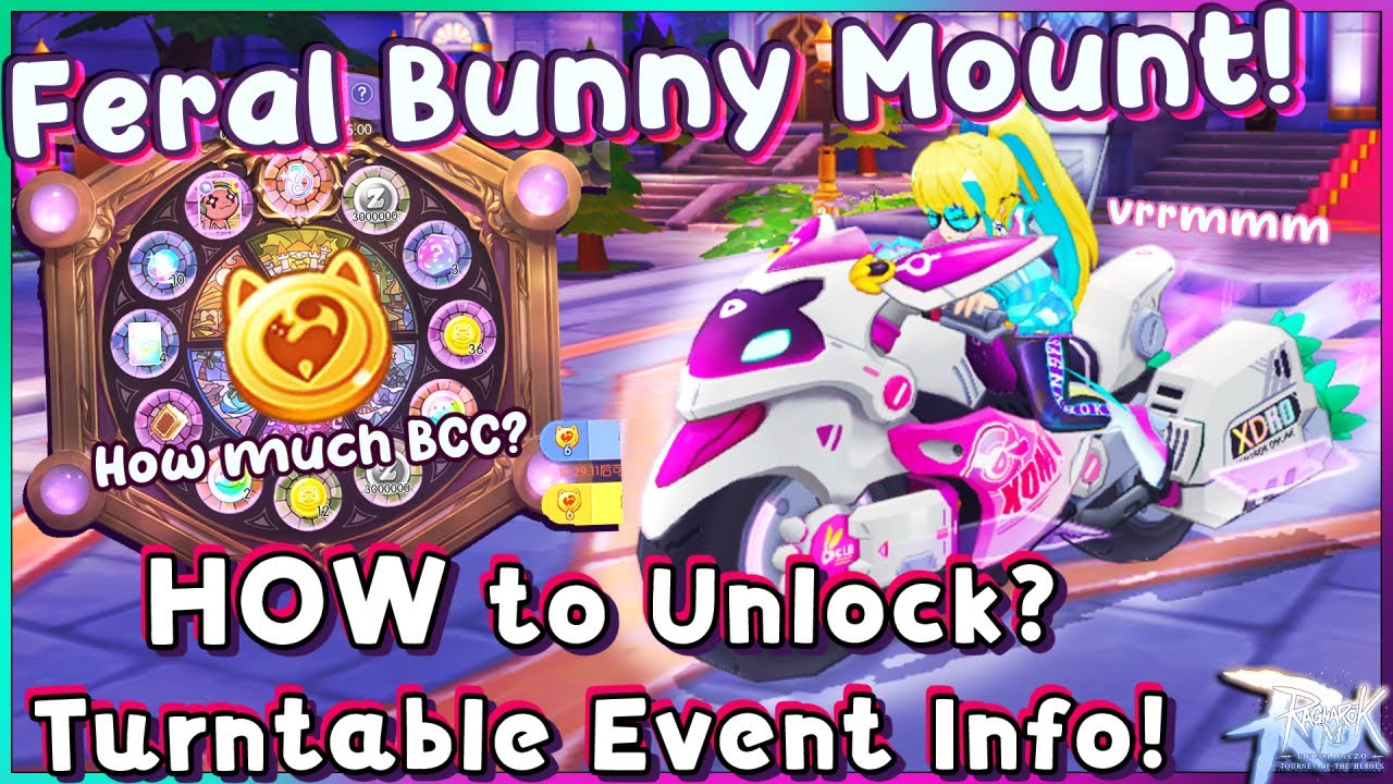 Feral Bunny NEW Mount Unlock! New Year Turntable Event [Ragnarok M ...