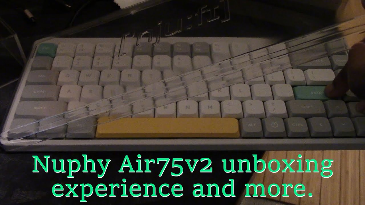 Nuphy Air75v2 jGRite Unboxing Experience - YouTube