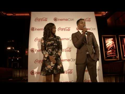Birth of a Nation Nate Parker and Aja Naomi King Interview CinemaCon 2016