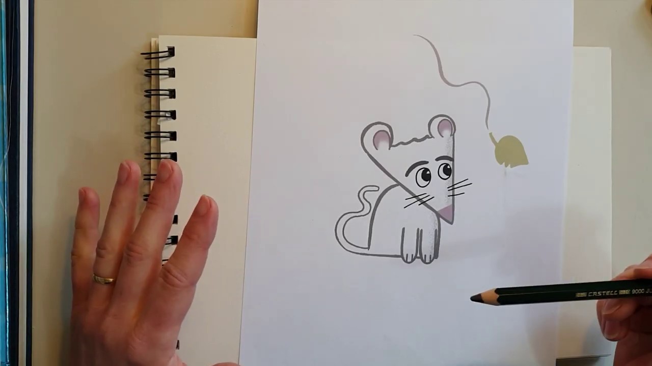 Learn to Draw a Timid Mouse - YouTube