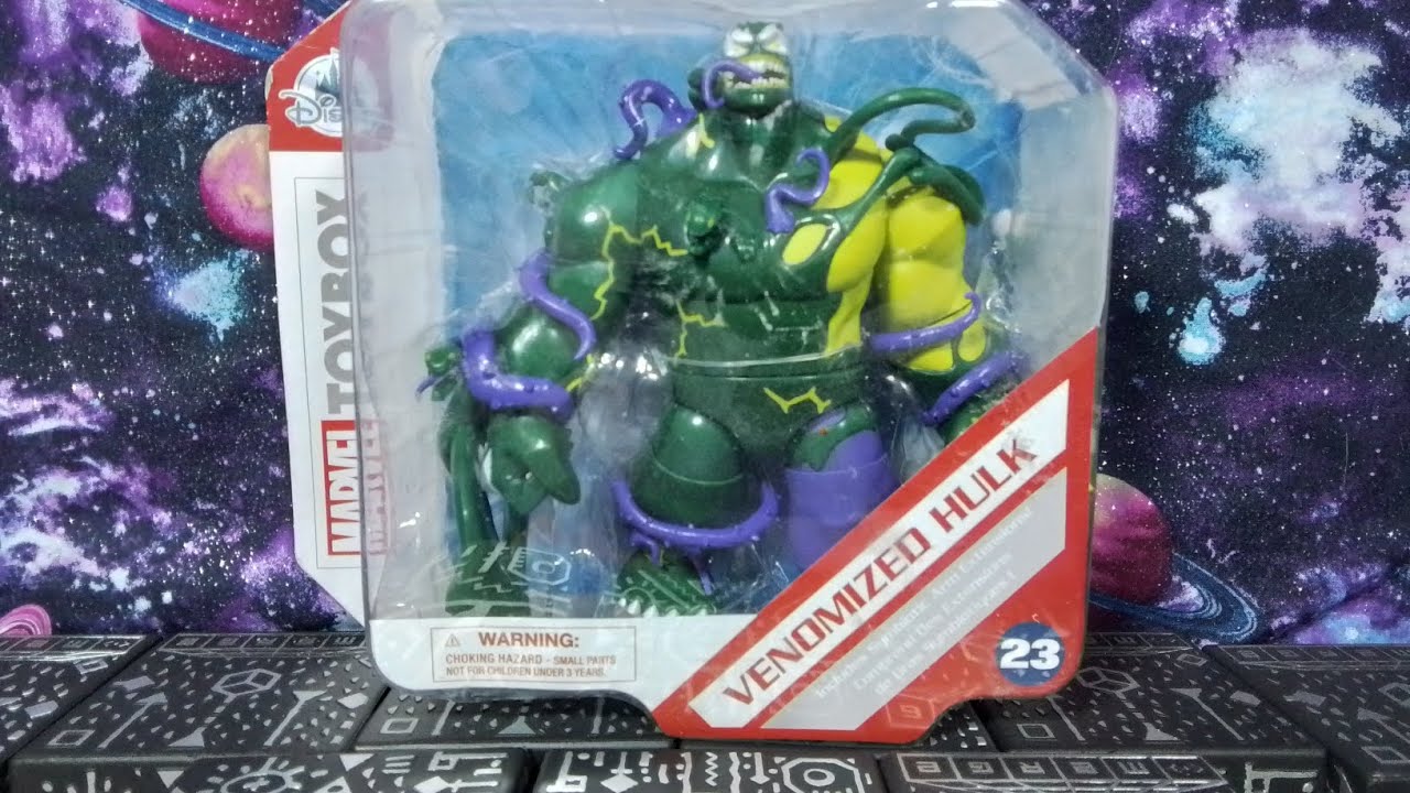 Disney Exclusive Marvel Venomized 🕸 Hulk 🤜 Action Figure Review - YouTube