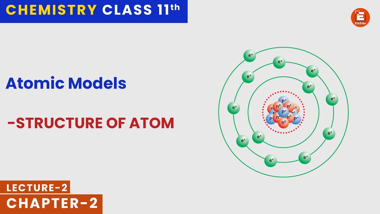 Atomic Models - Structure of Atom Le.02 | Chemistry Class 11 | EkEdu ...