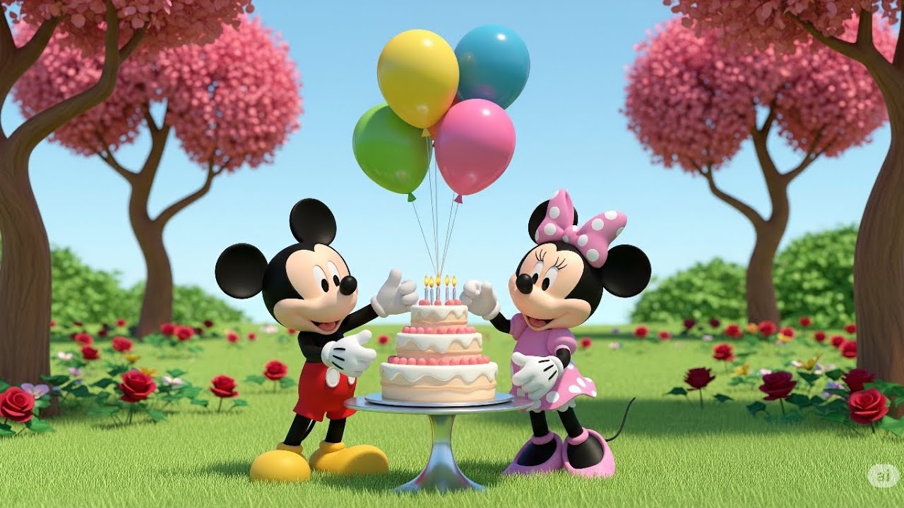 🎂 🎈 Mickey mouse and miss mickey mouse calibration birthday 🎂🎉 - YouTube