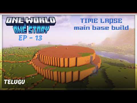 Base Building Begins 🏗️ | One World, One Story #13 | Minecraft Survival ...