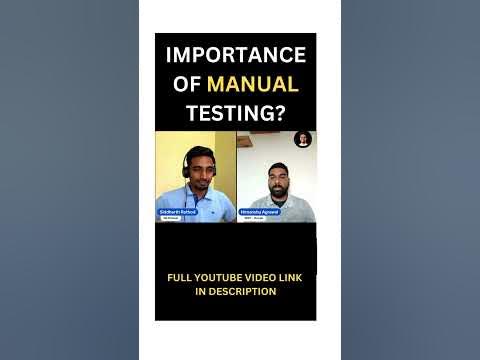 Manual testing Importance | Importance of Software Testing | Why Manual ...