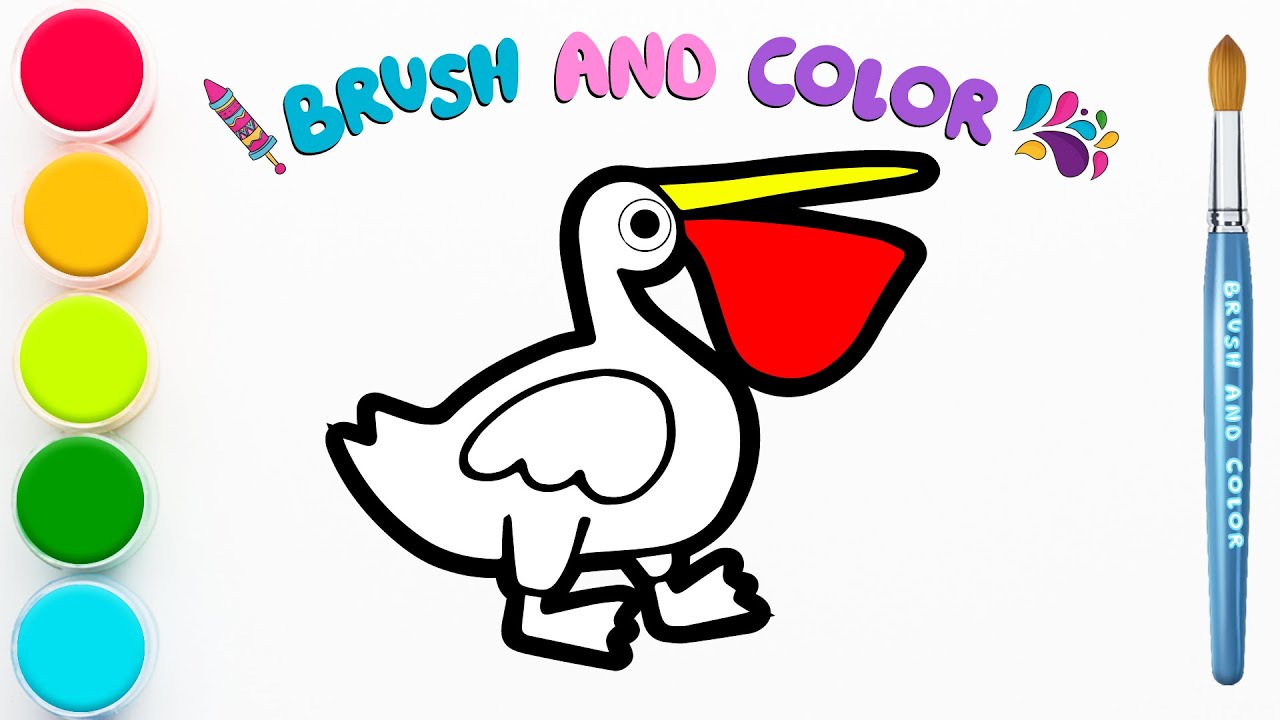 How to Draw a Stork | Step by Step - YouTube