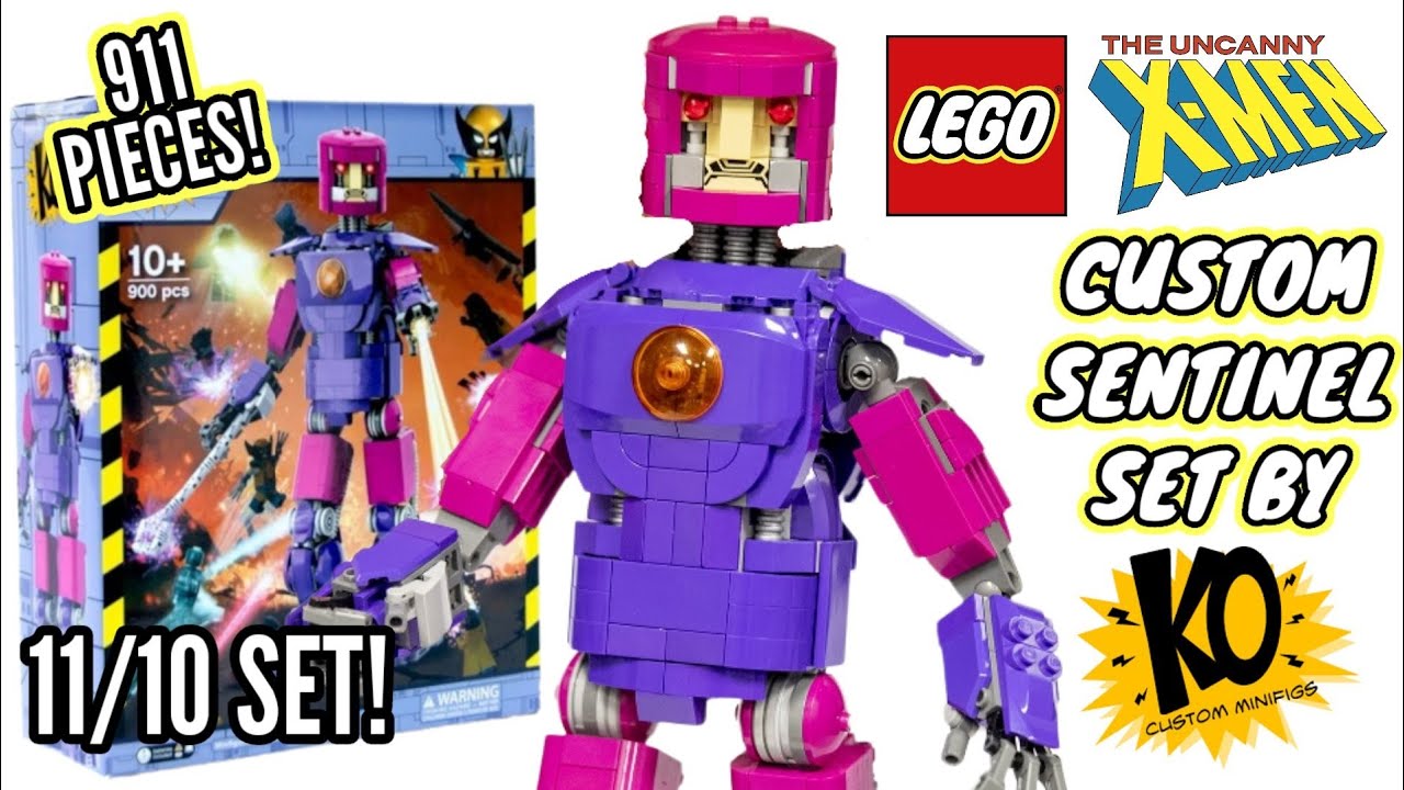 Incredible Custom LEGO Sentinel Set by KO Custom Minifigs! - YouTube