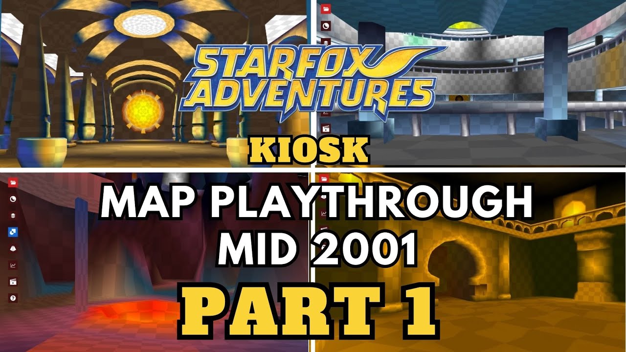 StarFox Adventures: Map Playthrough Mid-2001 (PART 1) - YouTube