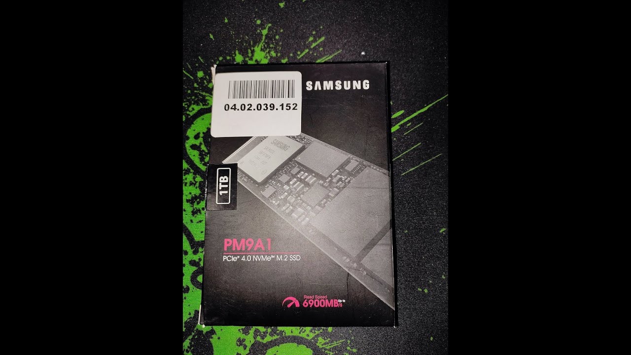 SAMSUNG PM9A1 GEN4 X4 SSD 1TB UNBOXING.#UNBOXING #SAMSUNG#PM9A1#SSD# ...