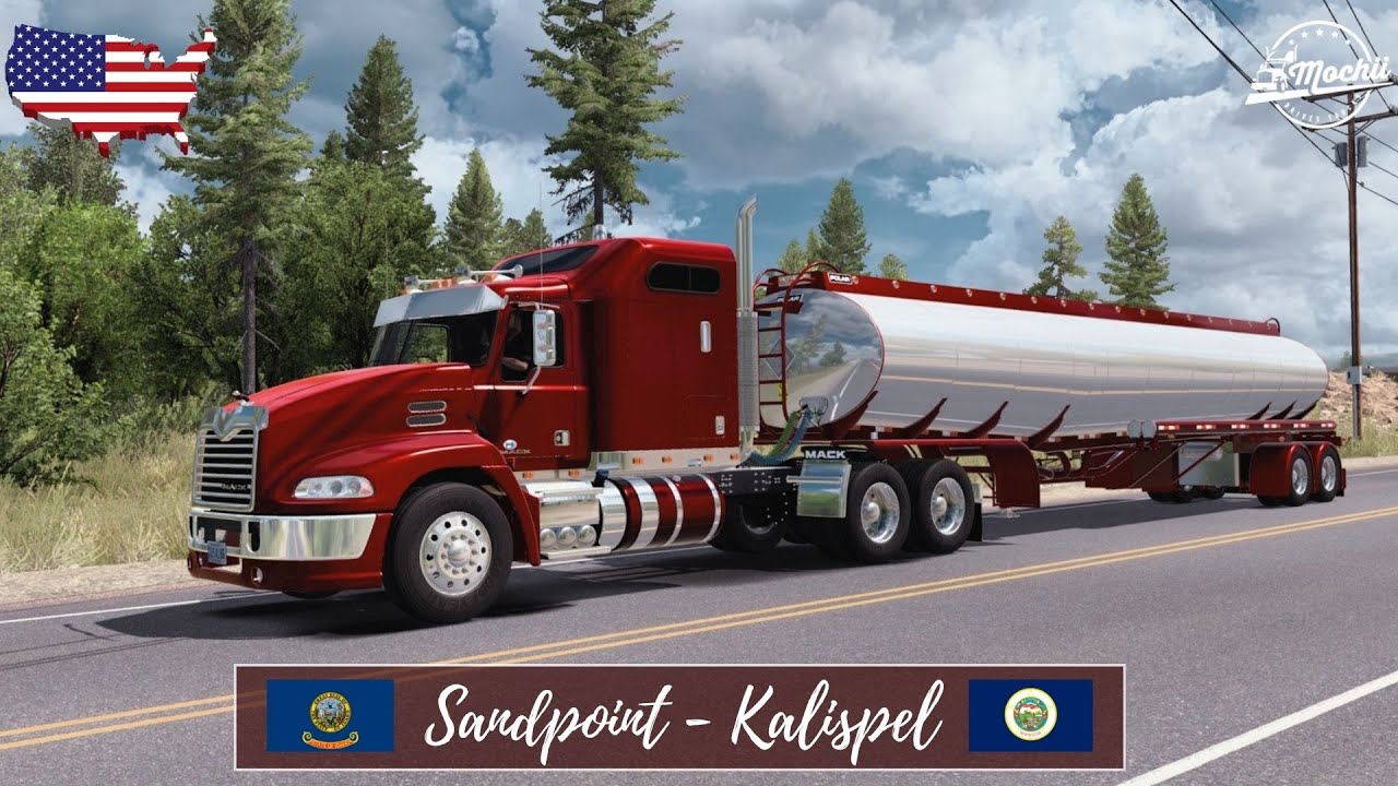 ATS 1.47|Sandpoint 🄸🄳 - Kalispel 🄼🅃 |Bormann´s Mack Vision|Polar Tanker ...