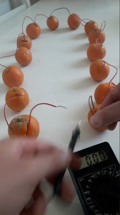 Ligando Led usando limão - YouTube