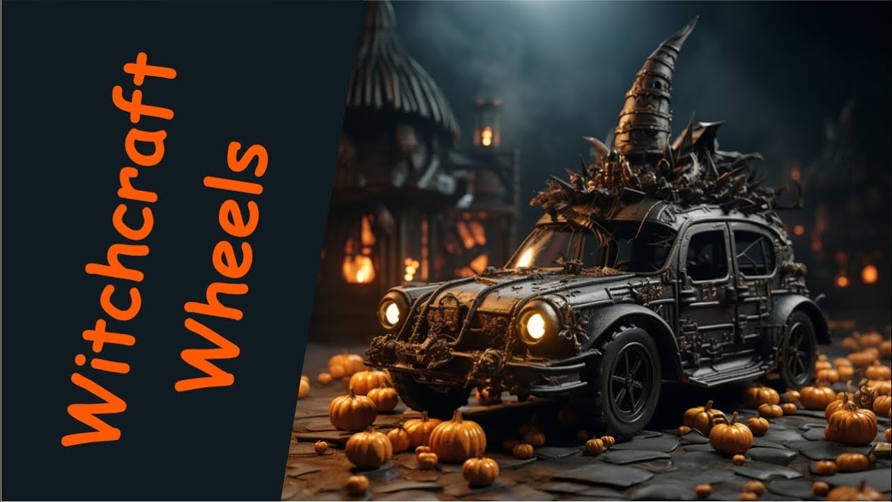Witchcraft Wheels: Transforming a Little Old Car into a Halloween ...