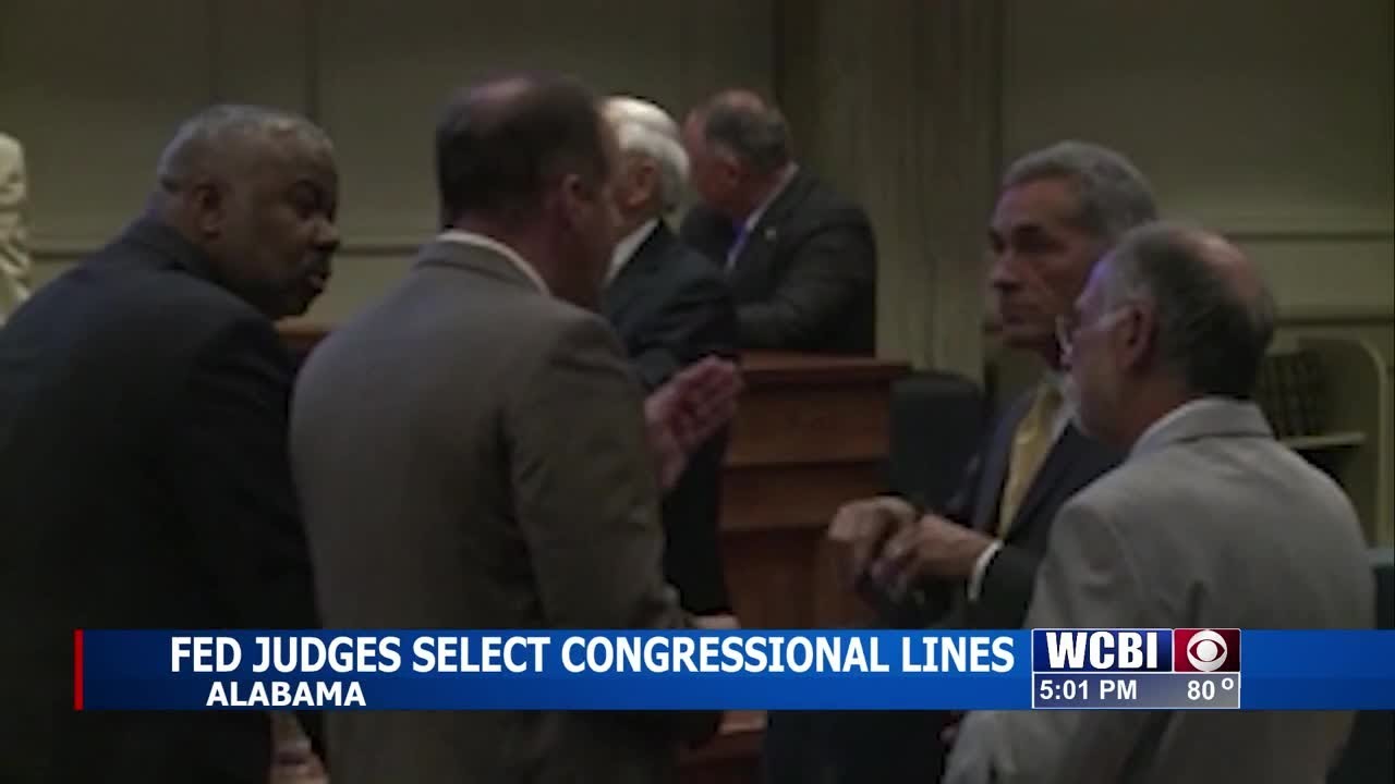 Federal judges select new congressional lines for Alabama - YouTube