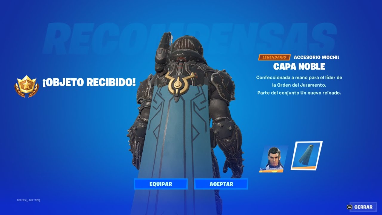 ¡ERROR! Como CONSEGUIR GRATIS la MOCHILA *CAPA NOBLE* en FORTNITE ...