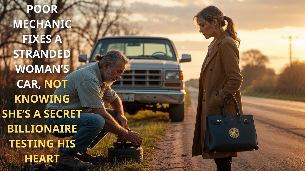 Poor Mechanic Fixes a Stranded Woman’s Car, Not Knowing She’s a Secret ...