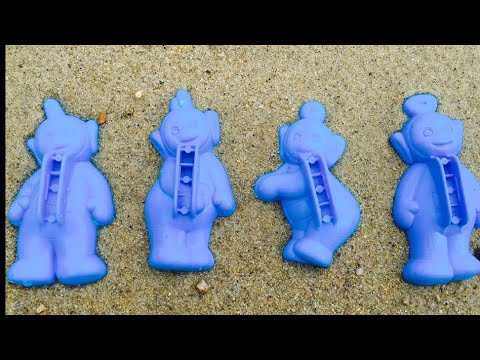 TELETUBBIES Toys Sand Molds On The Beach Compilation - YouTube