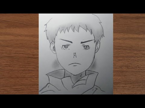 how to Draw Shinra from fire froce||Easy Drawing for beginners step by ...