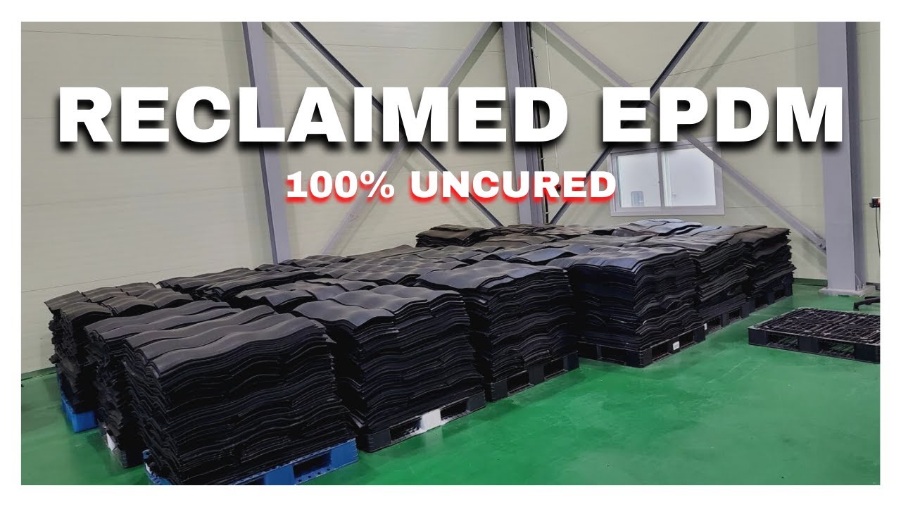 Manufacturing reclaimed EPDM | 100% uncured - YouTube