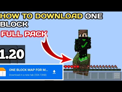 one block minecraft download android 1.20 | one block for mcpe 1.20 ...