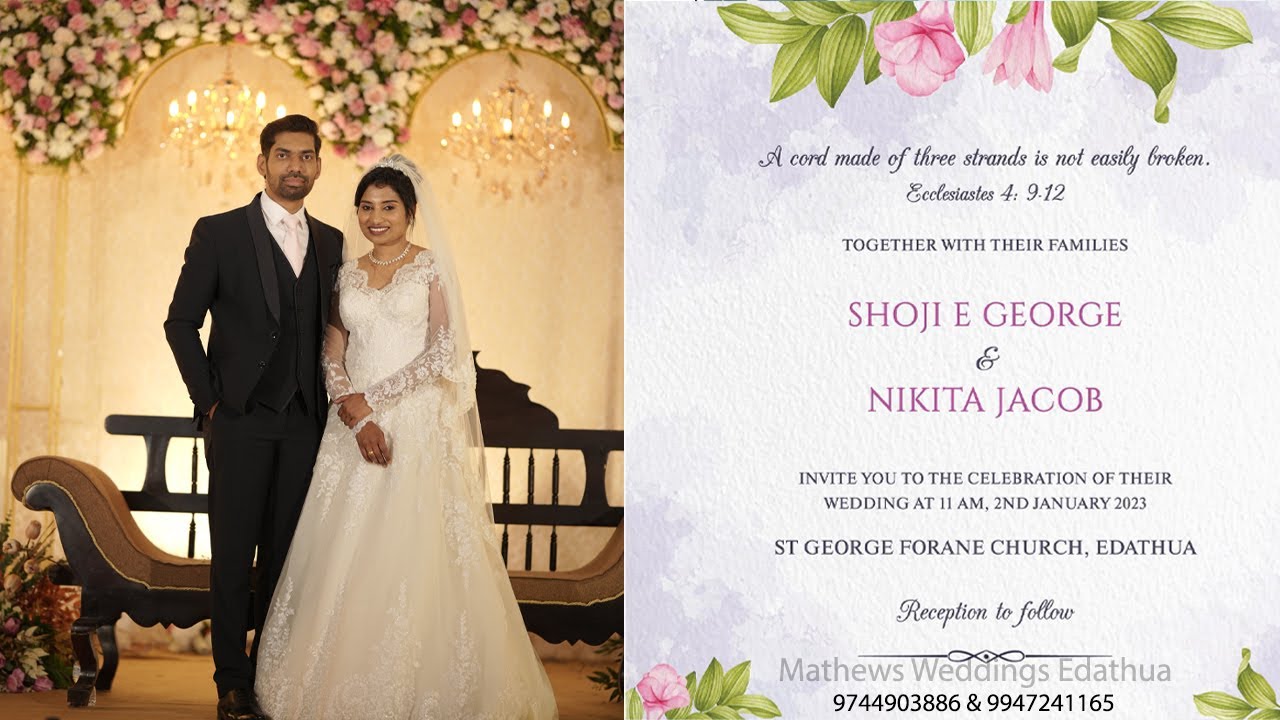 Shoji & Nikita Wedding Video. Wedding Date: 02-jan-2023 - YouTube